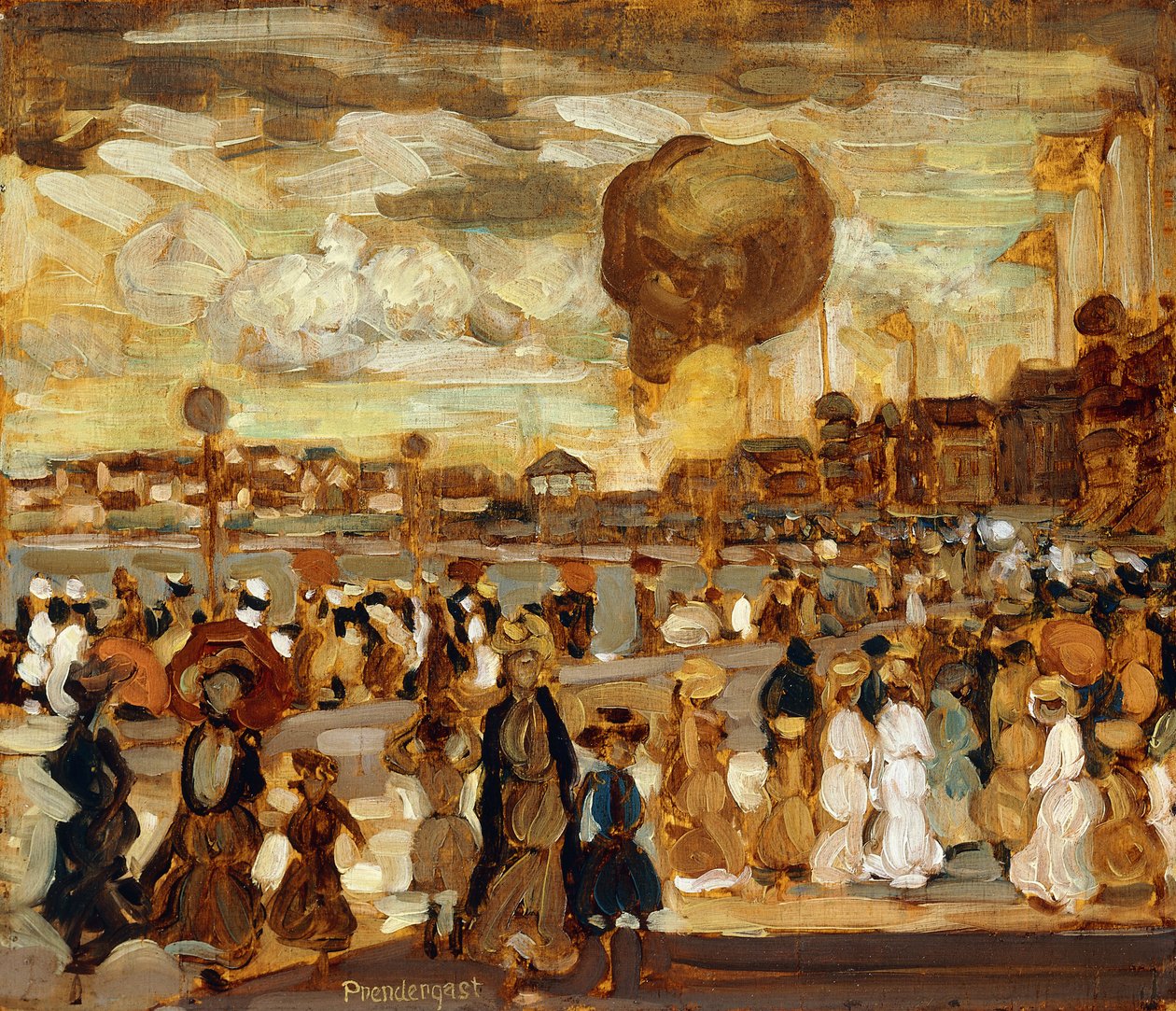 The Balloon by Maurice Brazil Prendergast: Fine art print