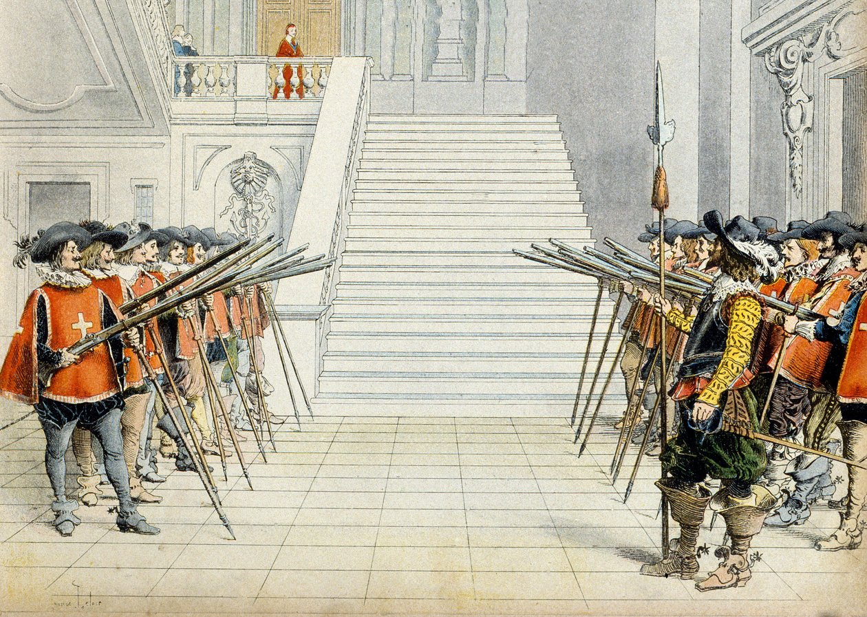 History of France: The guard of Cardinal Richelieu