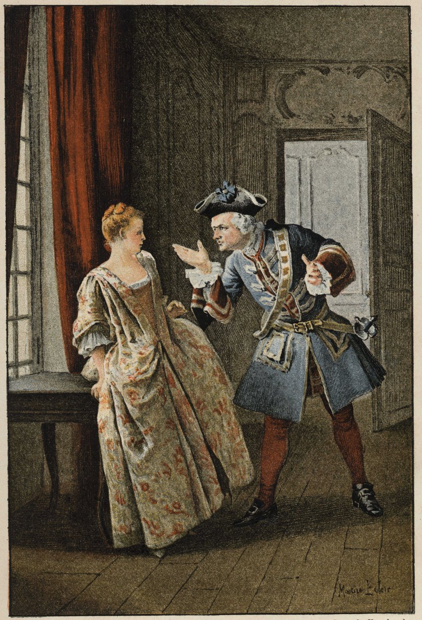 Manon and her brother - in Histoire de Manon Lescaut et du chevalier ...