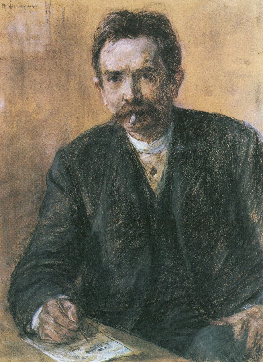 Portrait of the Writer Eduard Grisebach by Max Liebermann