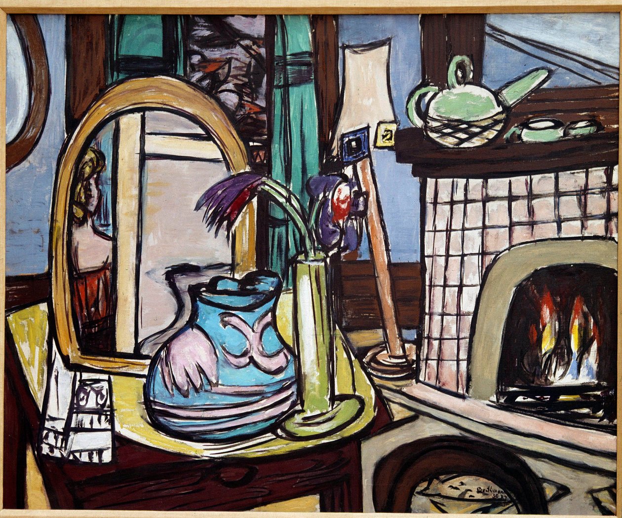 Still Life with Seagulls by Max Beckmann: Fine art print