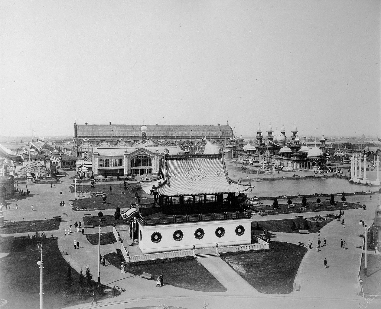 General view, the All-Russia Exhibition, Nizhny Novgorod, Russia, 1896