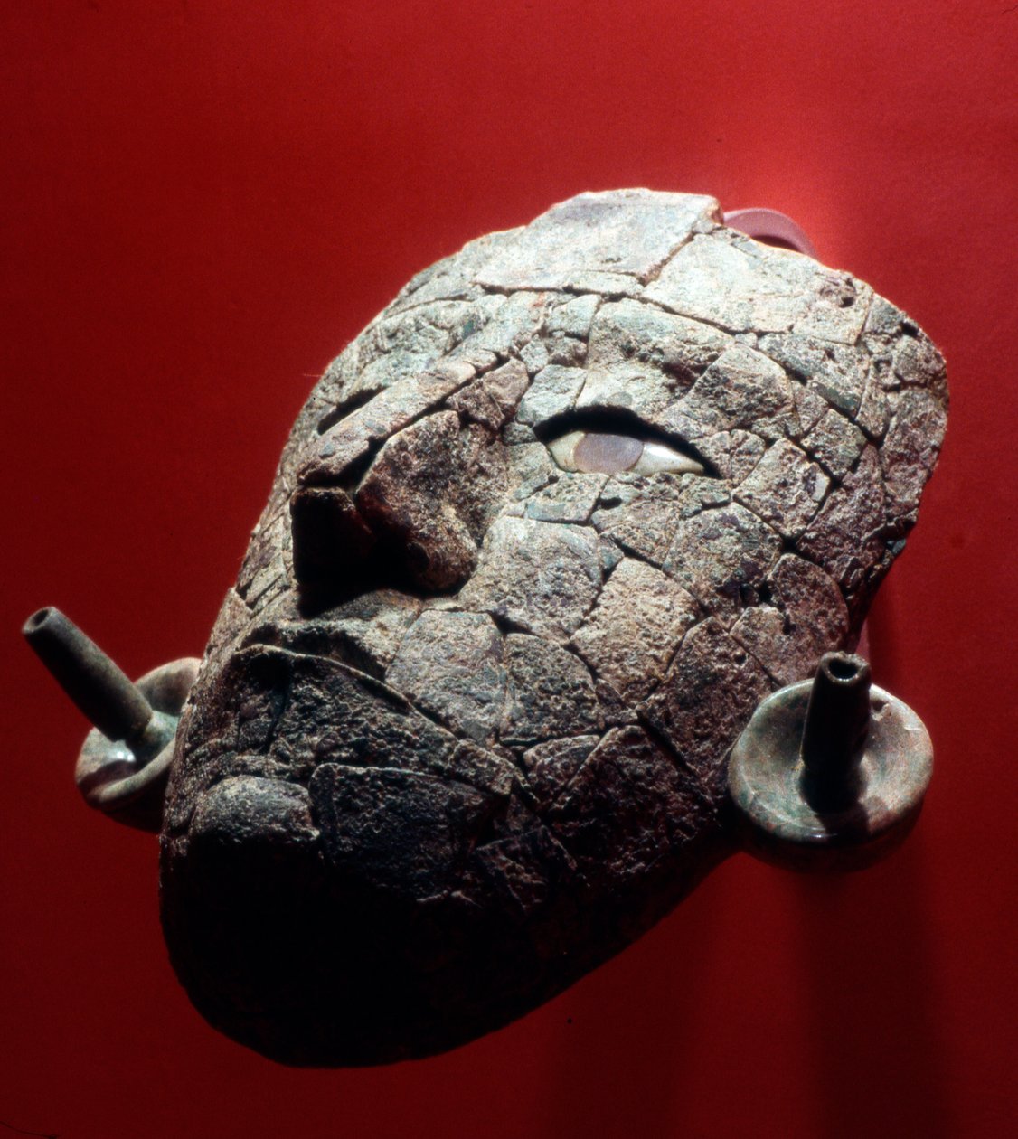 Funeral Mask of the Red Queen of Palenque by Mayan