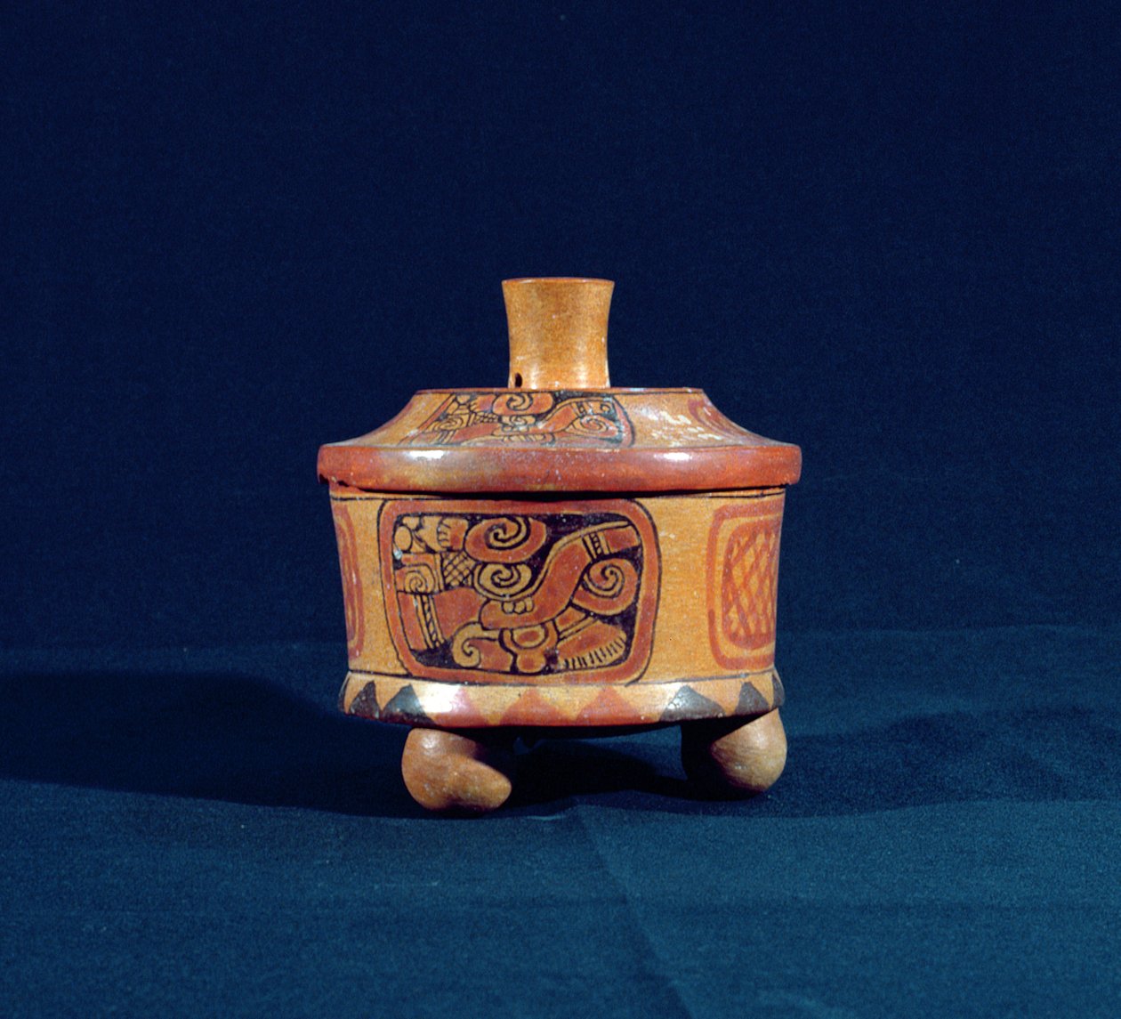 Funerary Vessel with Teotihuacan Influence, from Peten, Guatemala ...
