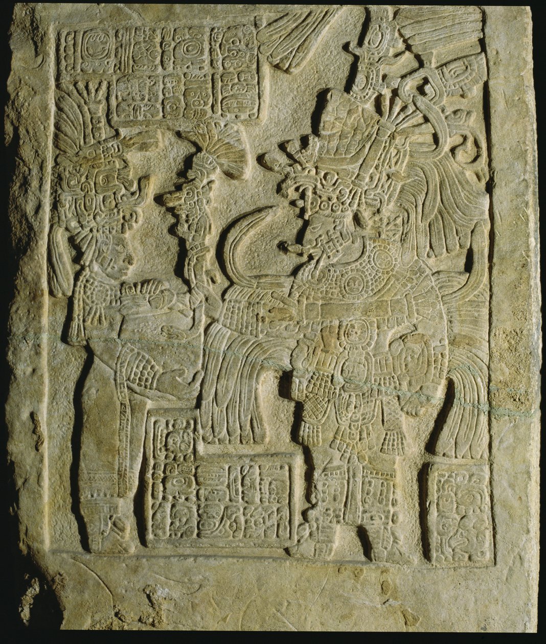 Lintel 53 from Yaxchilan, Chiapas, Mexico, Late Classic Period (600-900 AD)