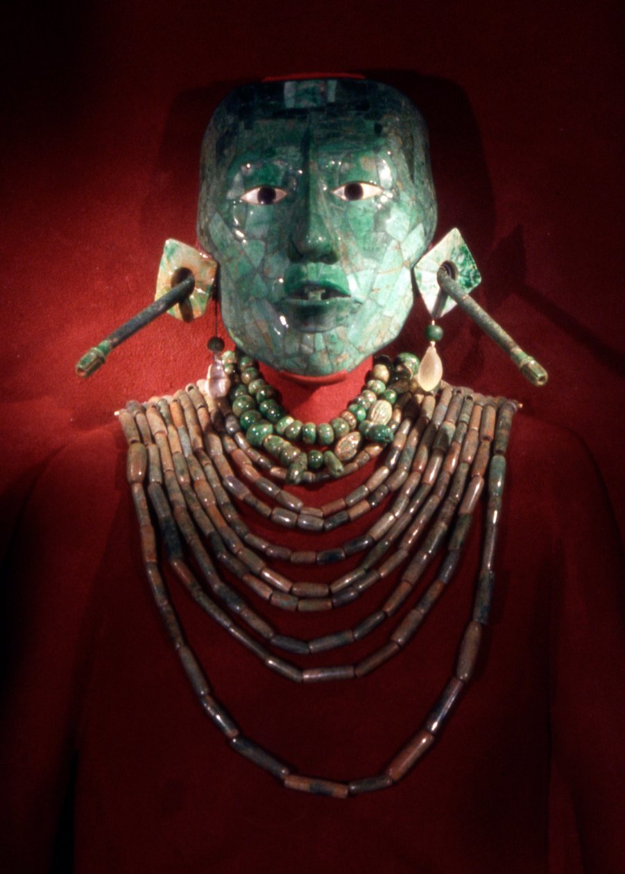 Royal Jewels of Pacal, King of Palenque, late Classic Period