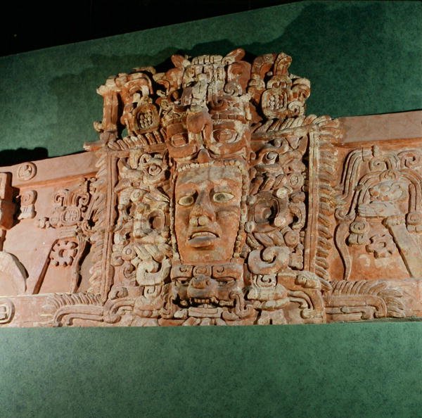 Architectural Mask, Campeche, Yucatan Peninsula, Mexico