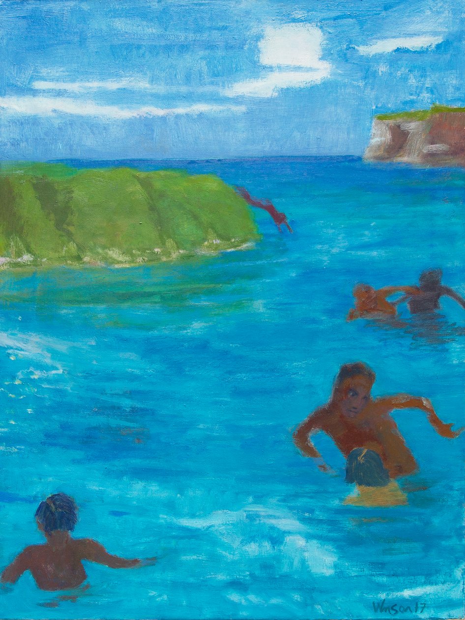 Six in the Water, 2017 by Megan Williamson: Fine art print