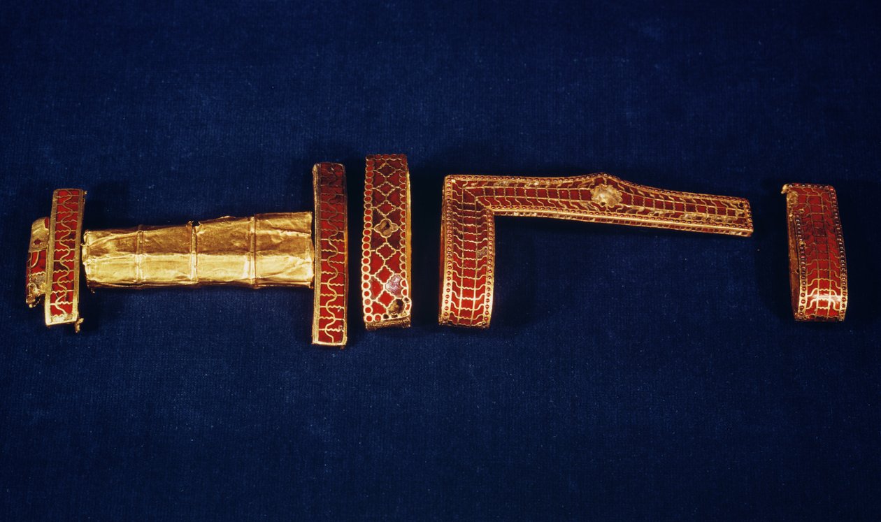 Sword Ornaments from the Treasure of Childeric I, King of the Salian Franks
