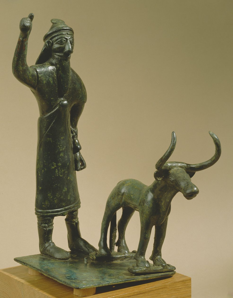 Man with a Bull, from Ur, Hammurabi Period, c.1800-1600 BC