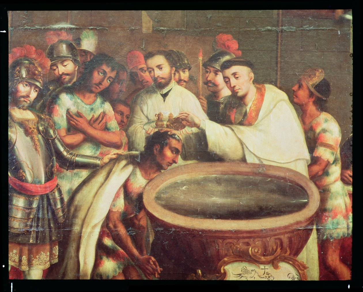 First Baptism of the Indians by the Dominicans