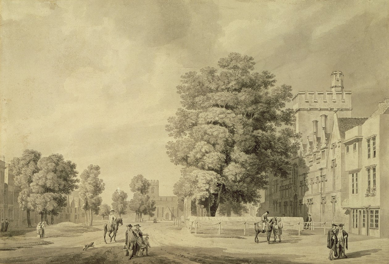 St Johns College, Oxford by Michael Rooker: Fine art print