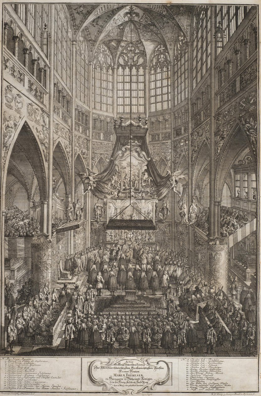 The Coronation of Maria Theresa at Prague Castle, 1743