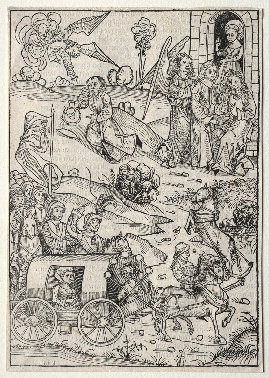 The Return of Tobias to Tobit; The Arrival of Tobias' Wife; The Angel ...