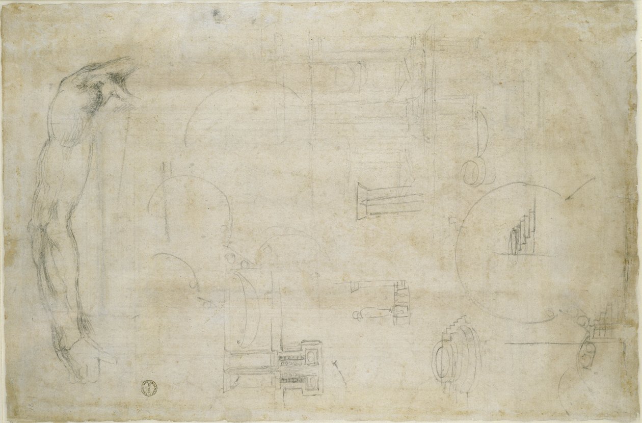 Architectural Studies and A Man's Arm