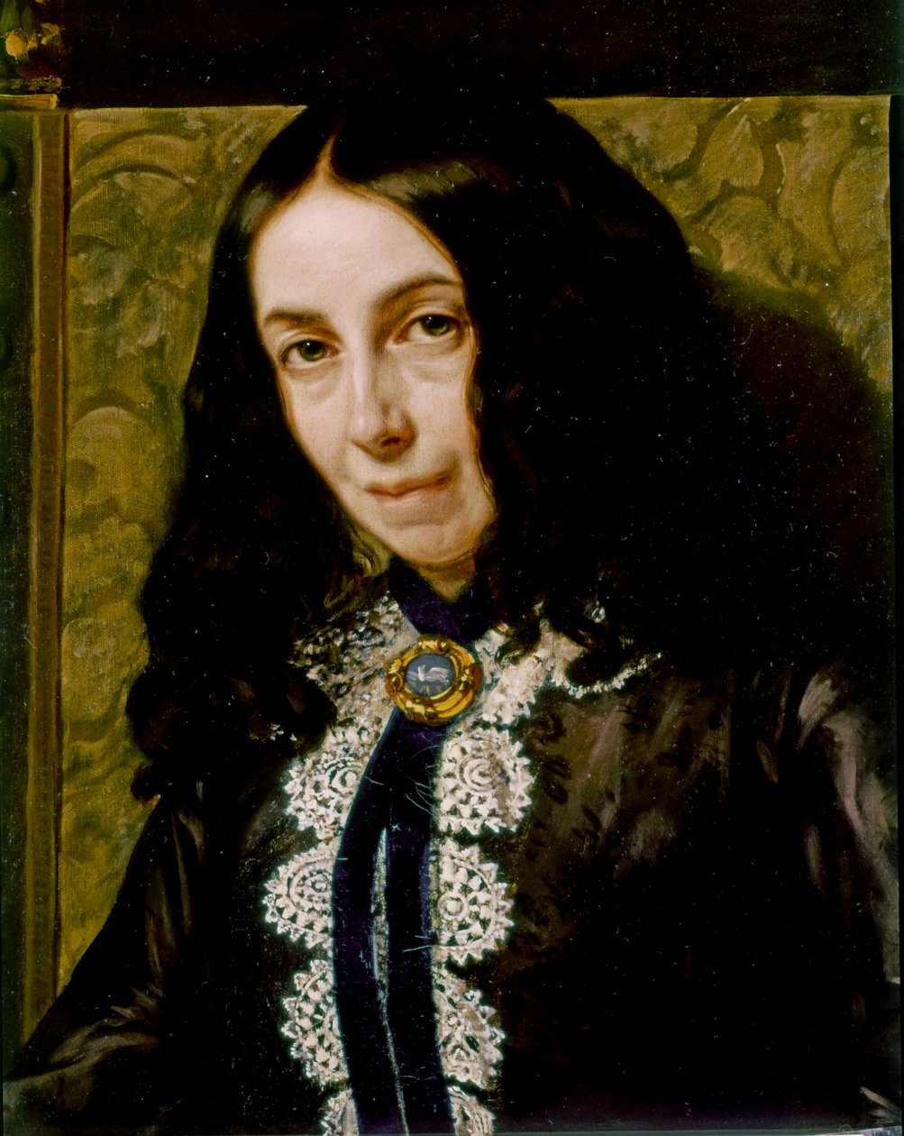 Elizabeth Barrett Browning, Portrait (detail)