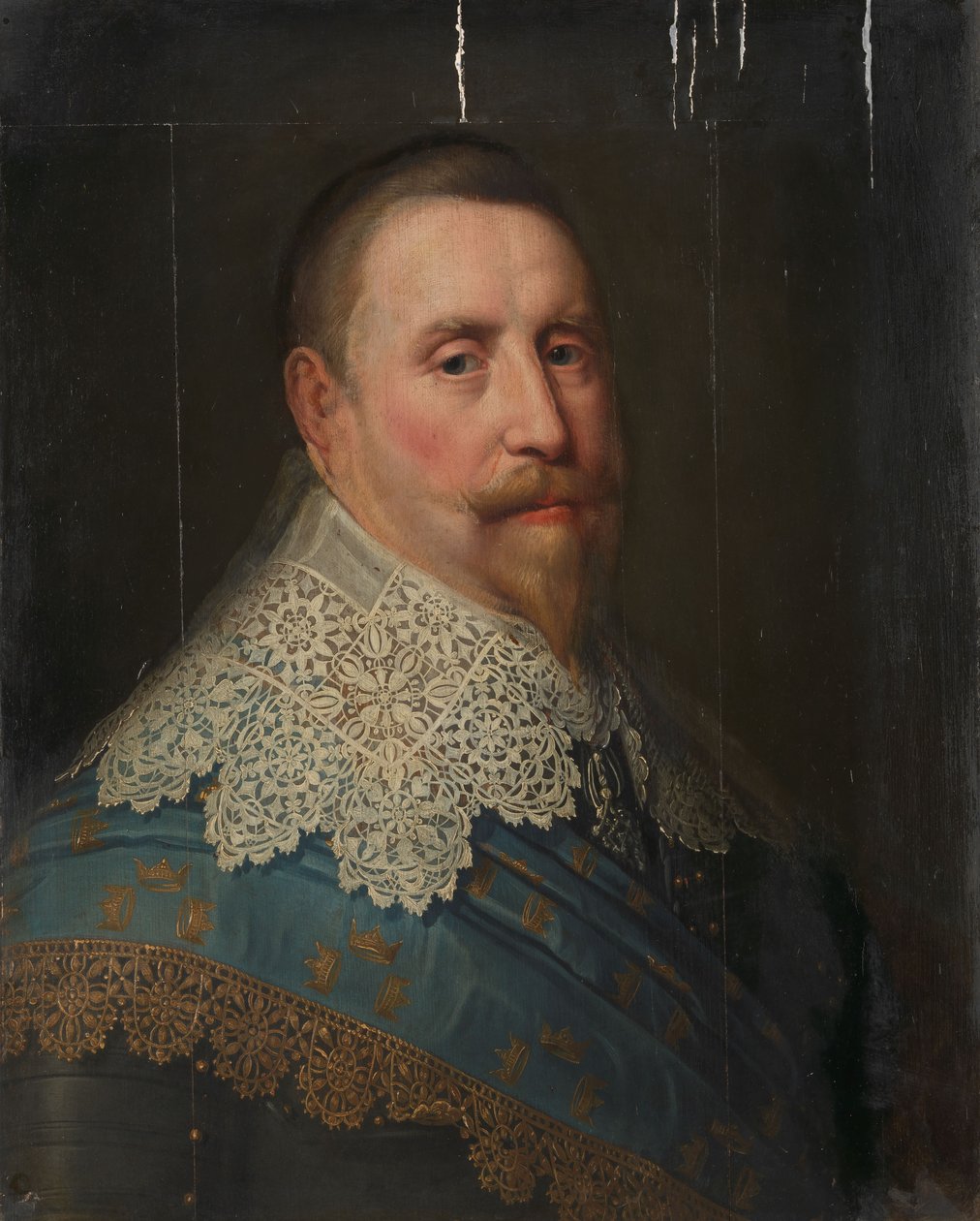 Portrait of Gustav II Adolf by Michiel Jansz van Mierevelt