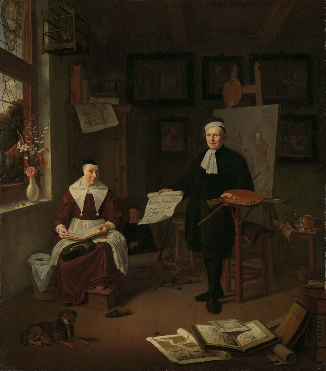 Portrait of Michiel Comans by Michiel van Musscher