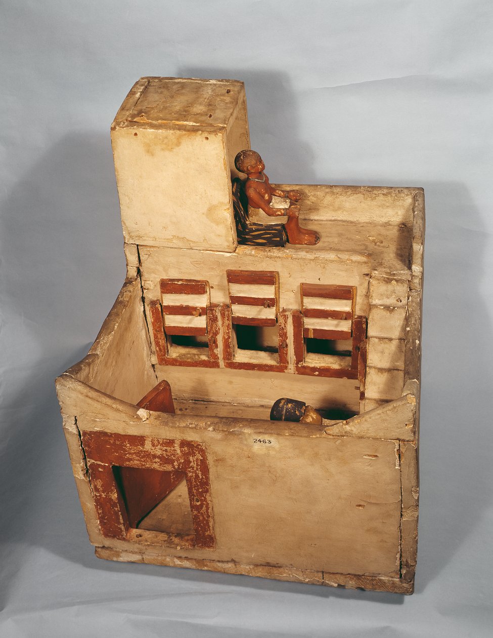 Wooden Model of a Granary with Figures, c.2000-1800 BC
