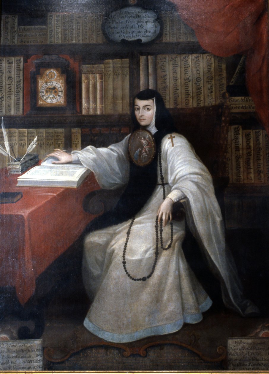 Portrait of Sor Juana Ines de la Cruz, 1750