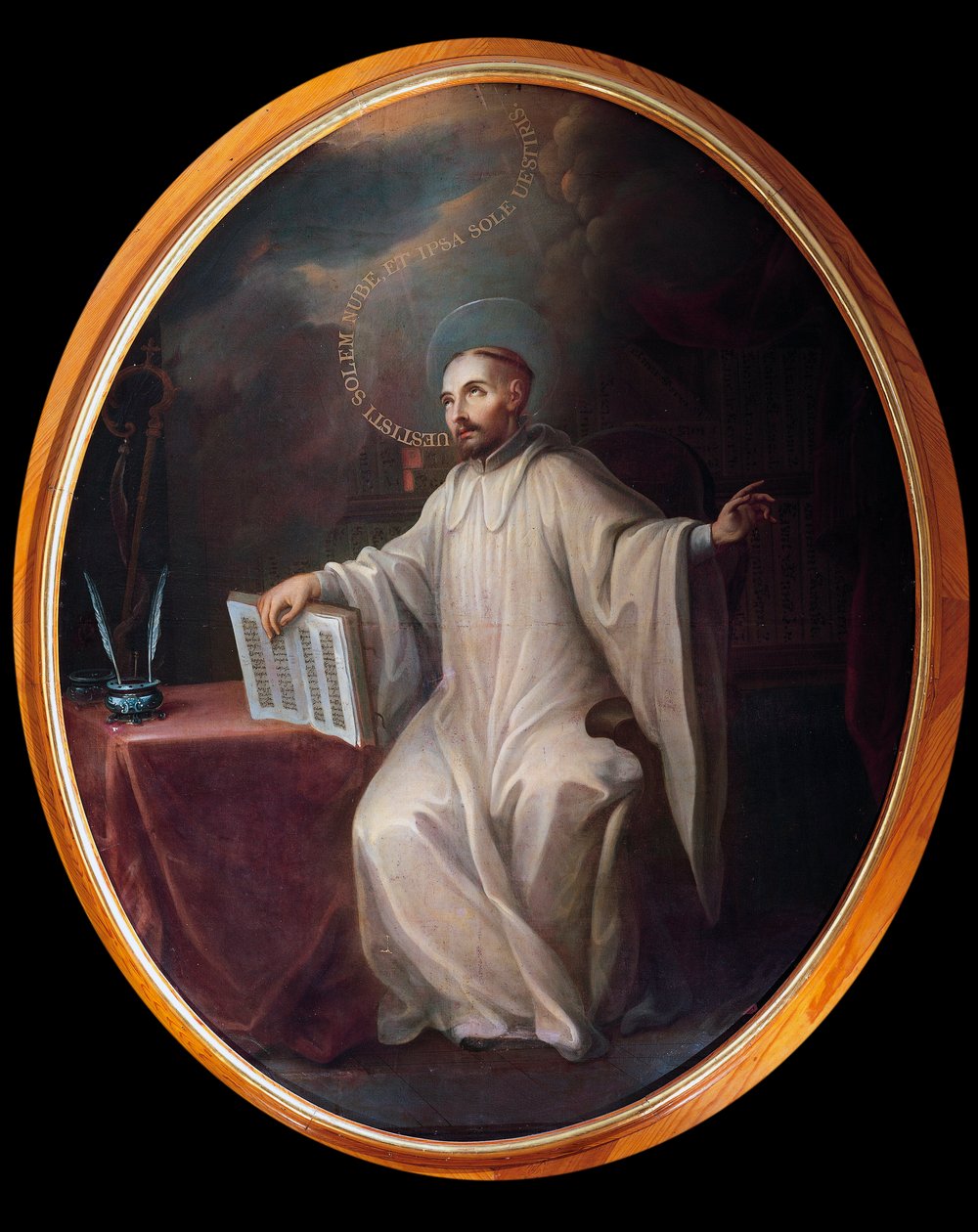 Representation of Saint Bernard of Clairvaux (1090-1153)