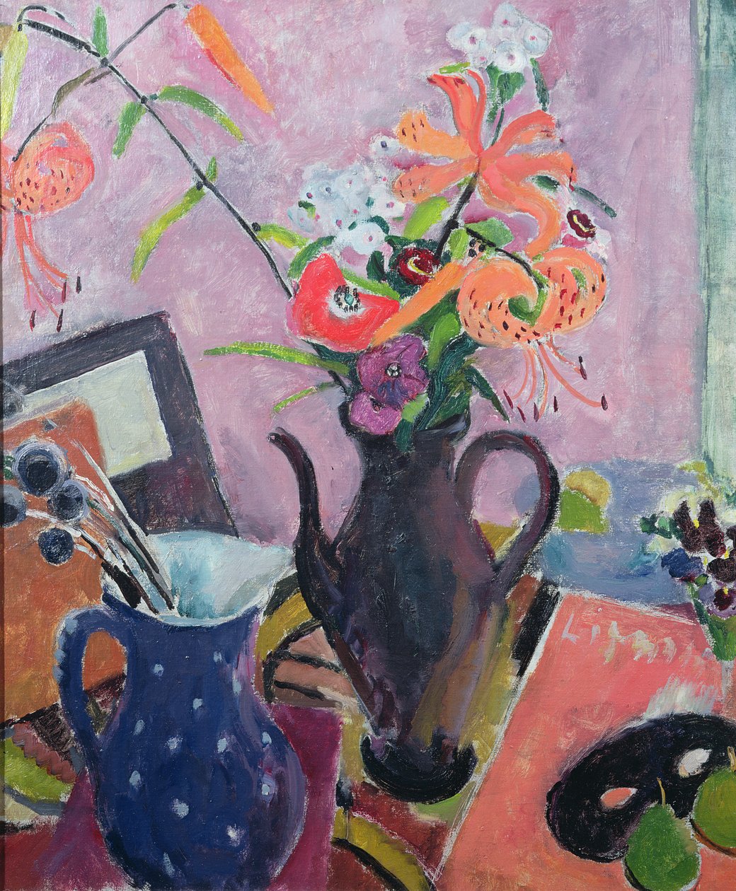 Tiger Lilies by Mildred Bendall: Premium art reproduction
