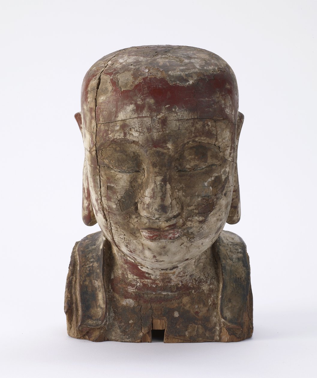 Head of a Lohan by Ming Dynasty Chinese School