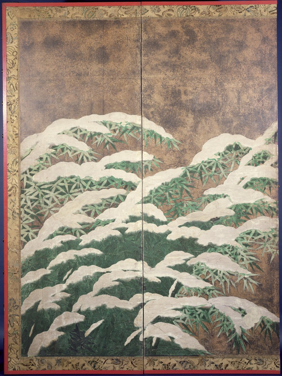 Bamboo in Snow, c.1600 by Mitsuyoshi Tosa: Fine art print