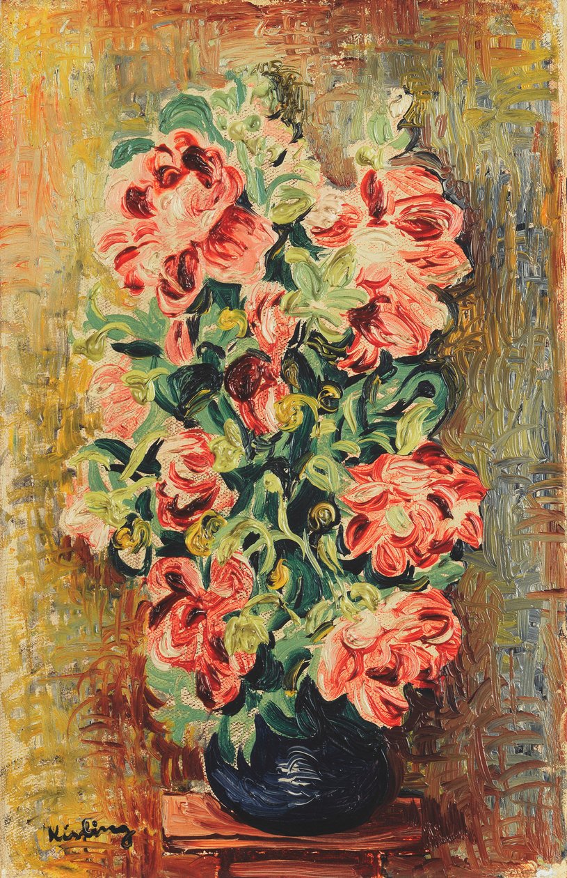 Bouquet of Peonies by Moise Kisling: Buy fine art print