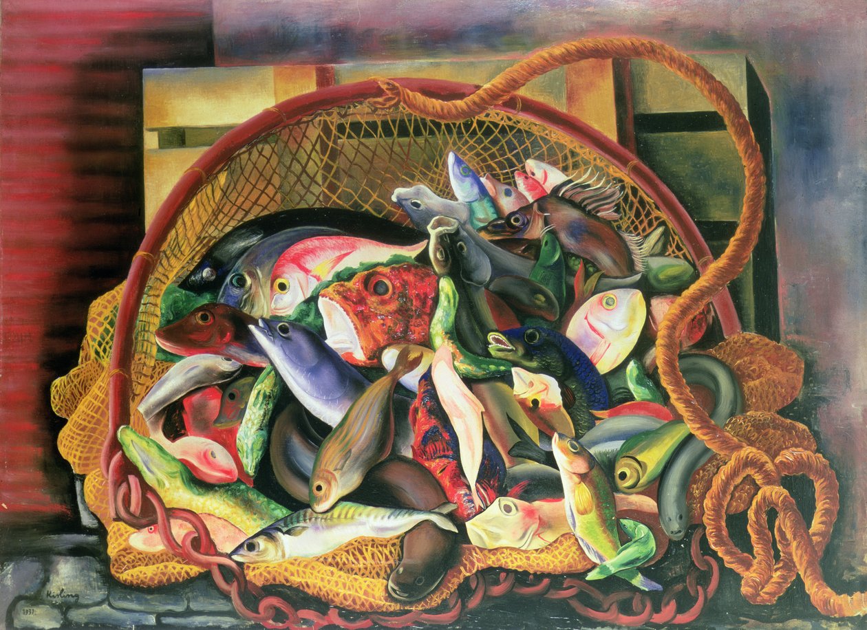 The Fish by Moise Kisling: Highest-quality art reproduction