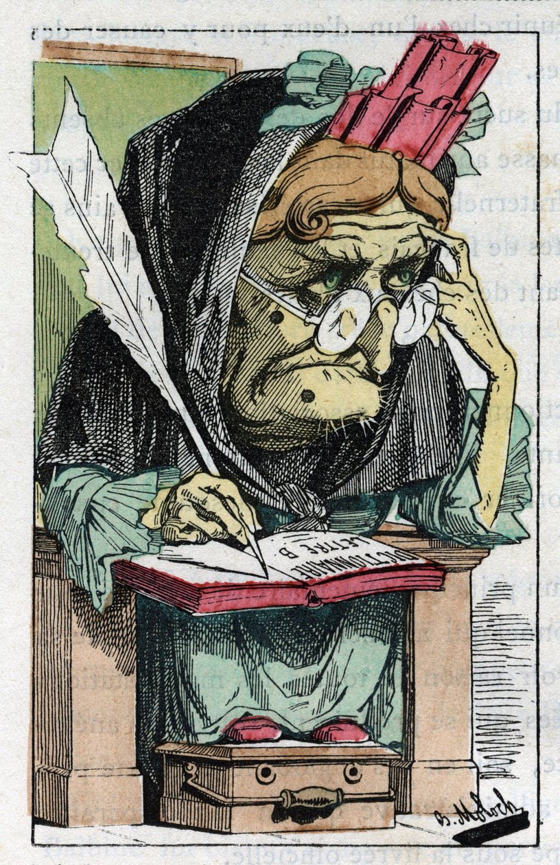 Allegory of the French Academy in 'Le Trombinoscope' by Touchatout ...