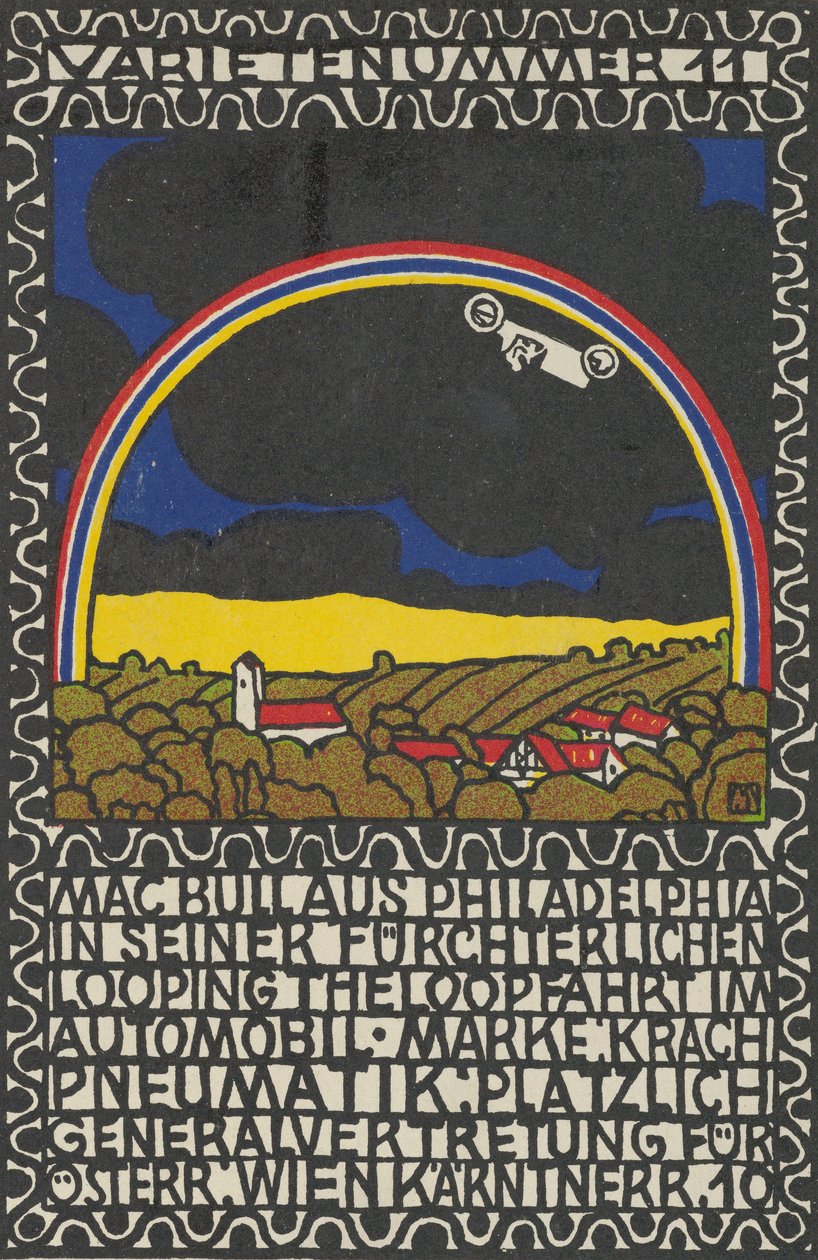 Variety Act 11: Mac Bull from Philadelphia in His Frightful Loop-the ...