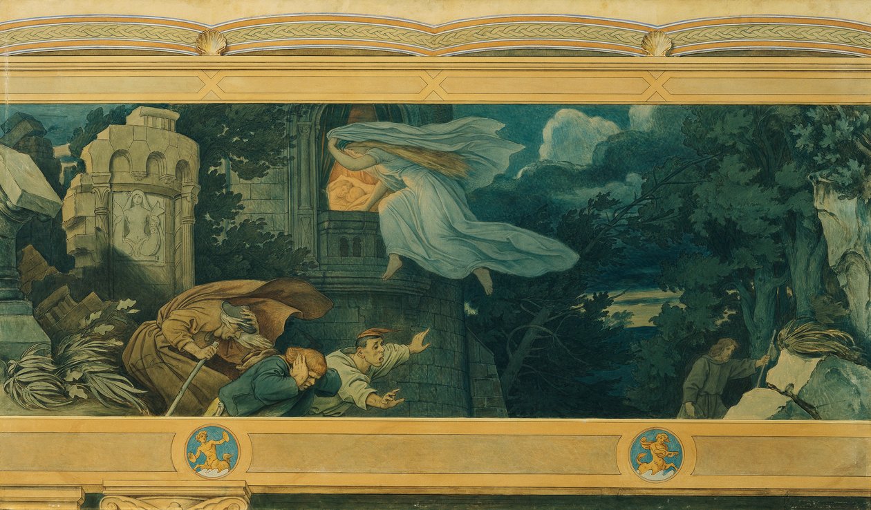 The Beautiful Melusine: IX. Melusine's Maternal Grief