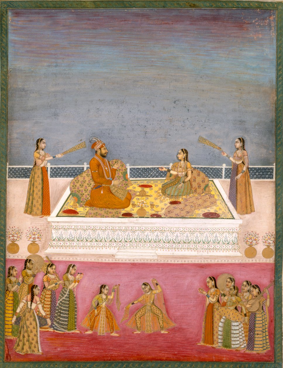The Young Mughal Emperor Muhammad Shah at a Nautch Performance