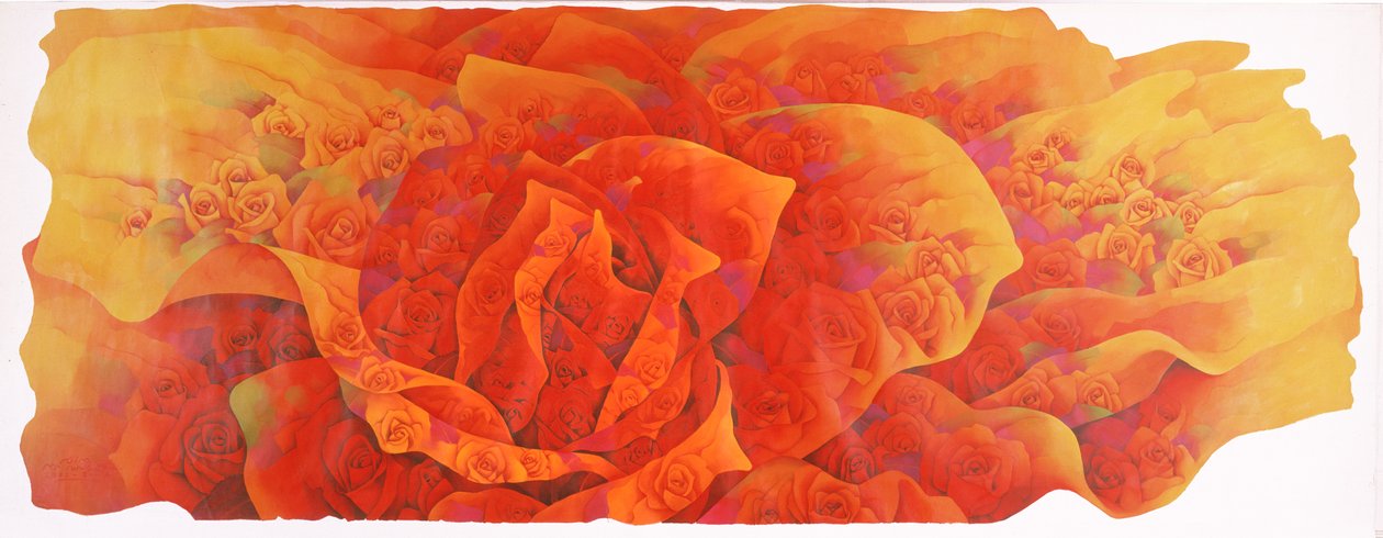 A Great Rose by Myung Bo Sim: Buy fine art print