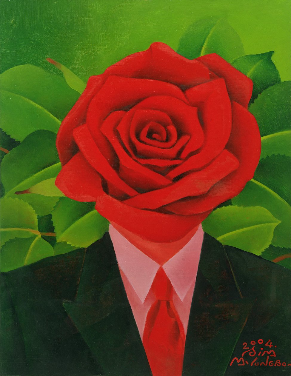 The Rose Man by Myung-Bo Sim: Premium art reproduction