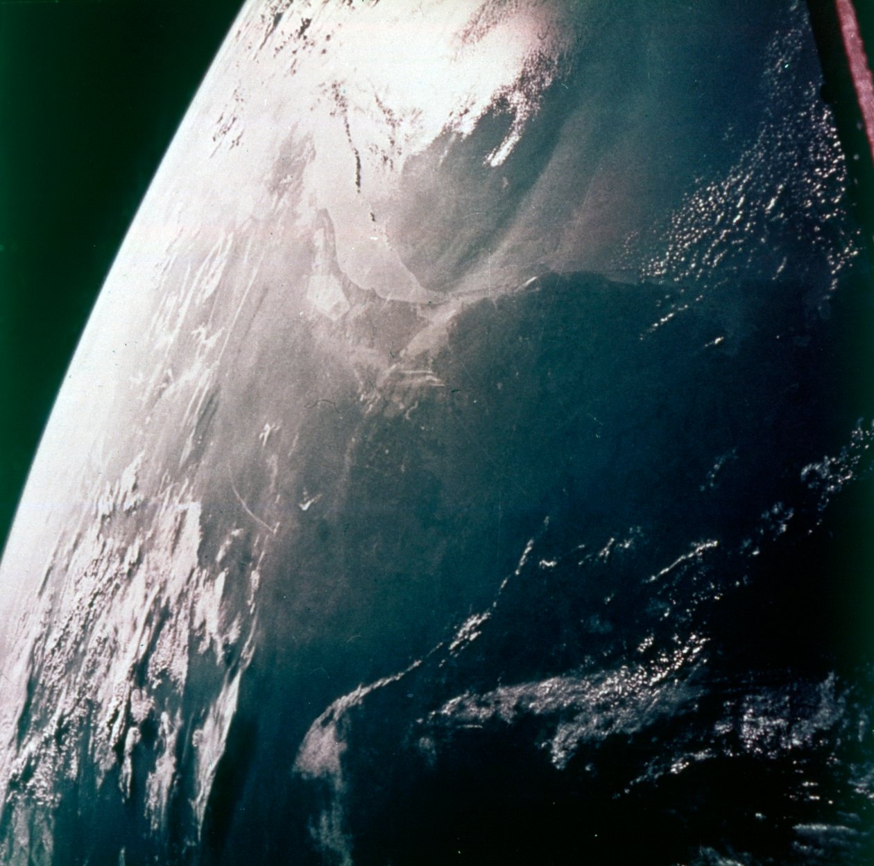 Earth from space - the Gulf coast, Houston and Galveston Bay, USA