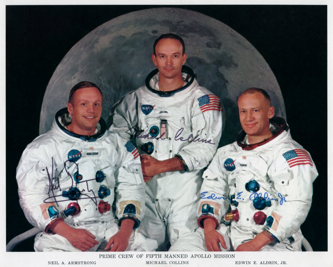 The Crew of Apollo 11, 1969 by NASA Images: Fine art print