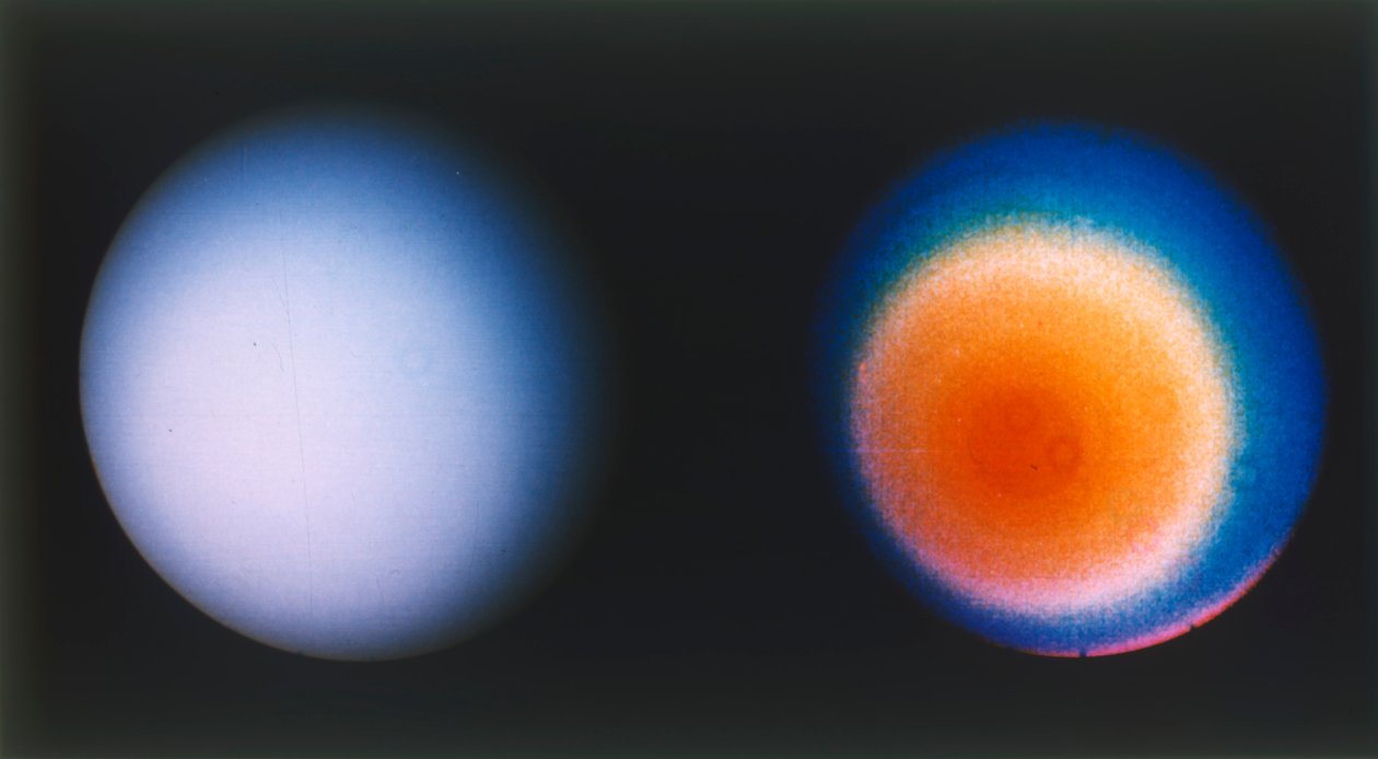 Uranus from Voyager 2 spacecraft by NASA Images