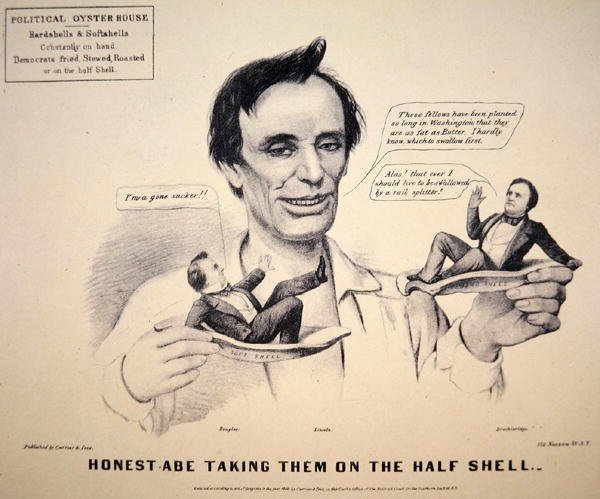 Abraham Lincoln Presidential Campaign cartoon