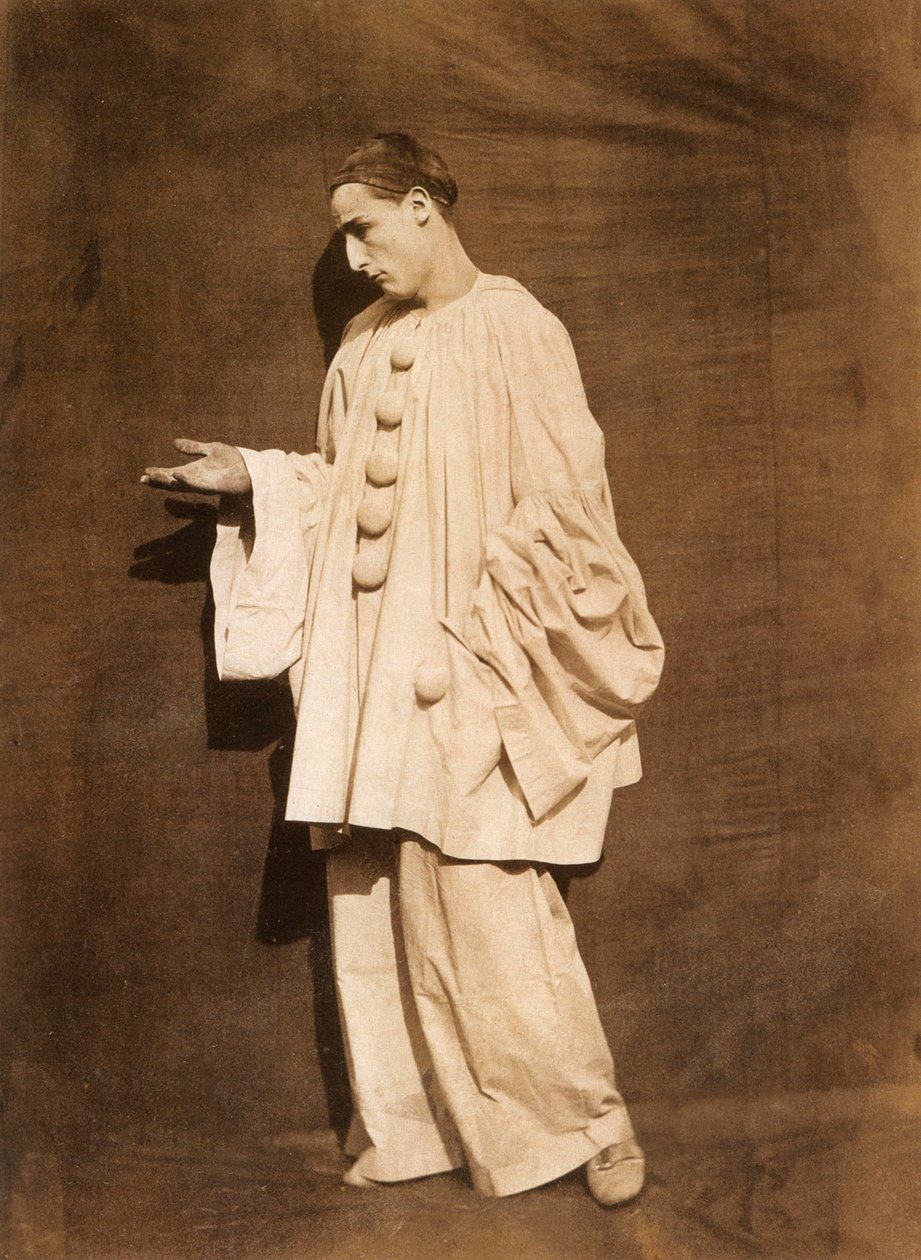 Mime Debureau: Pierrot Imploring, Photo by Gaspard Felix Tournachon aka ...