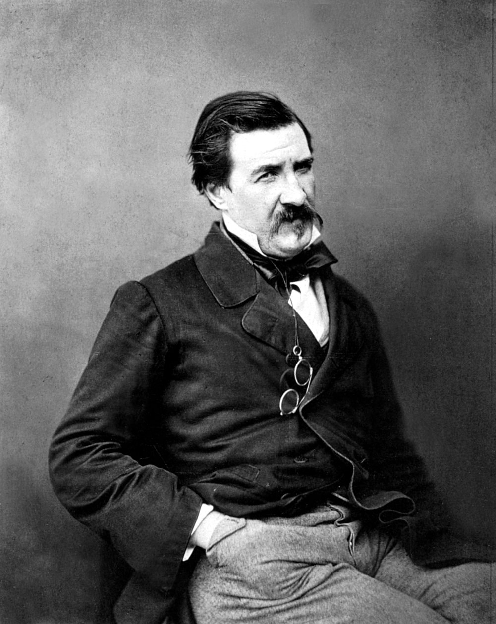 French Writer Jules Champfleury by Nadar: Fine art print