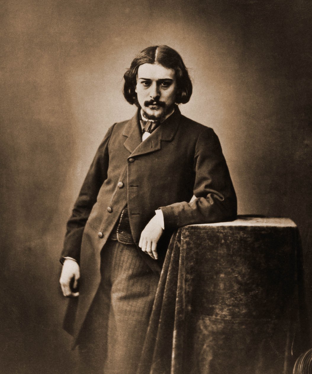 Portrait of Alphonse Daudet, poet, novelist 1840-1897