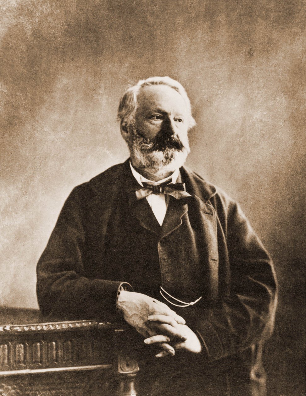Portrait of Victor Hugo, poet and writer 1802-1855 (photo)
