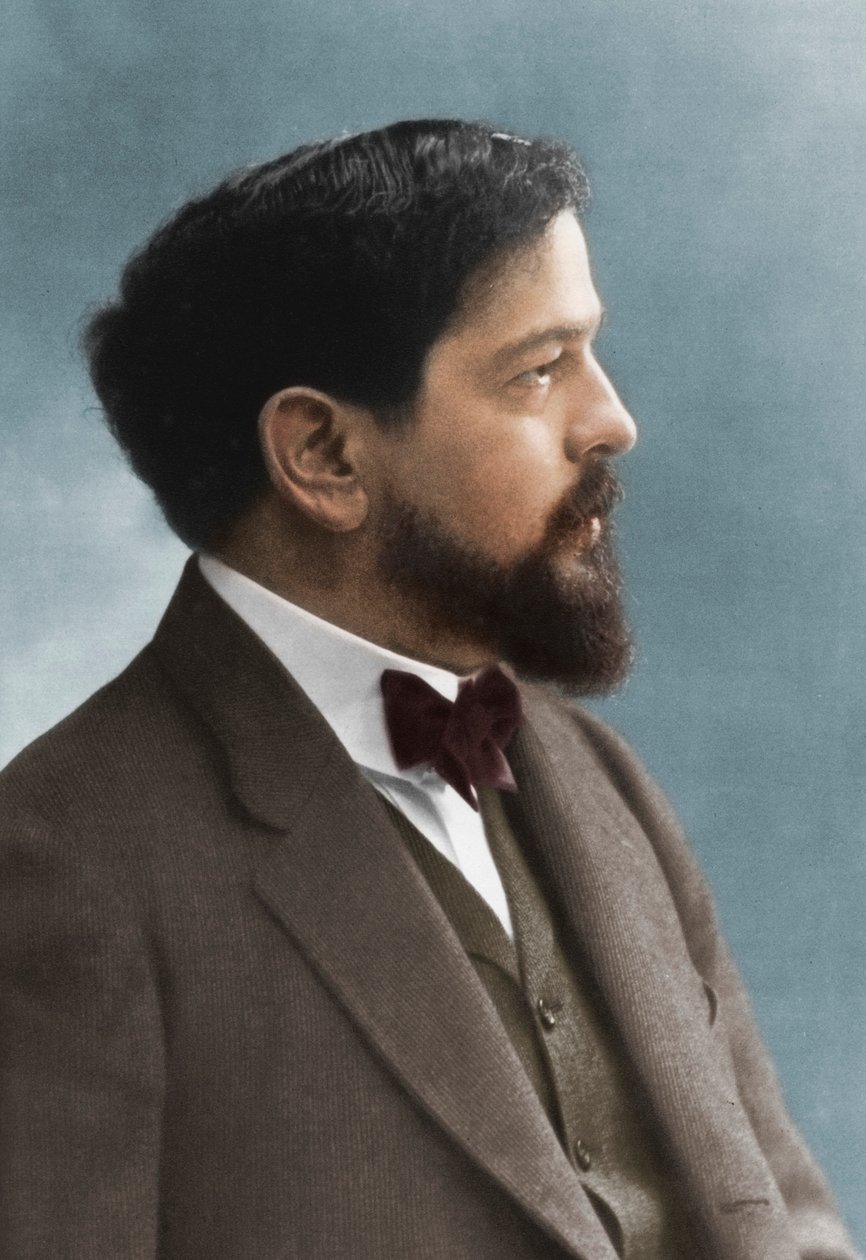 Claude Debussy, French composer by Nadar: Fine art print