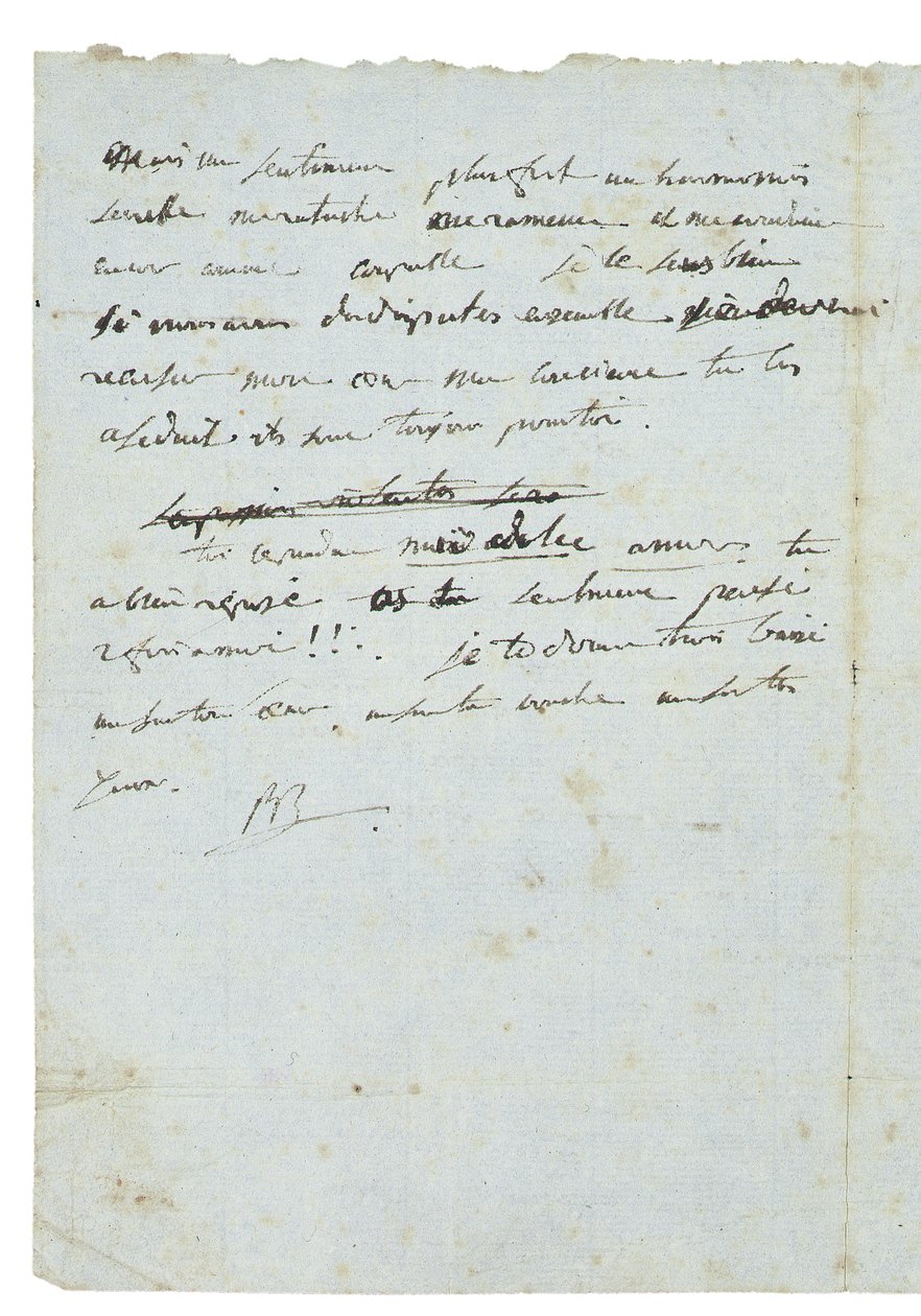 Letter To Josephine De Beauharnais By Napoleon Bonaparte