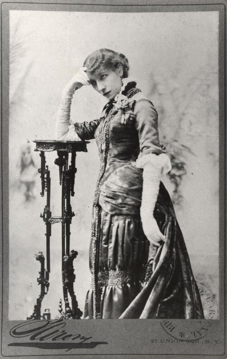 Portrait of Sarah Bernhardt (1844-1923) Taken in the United States