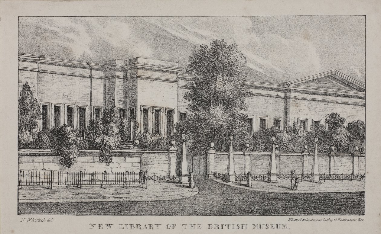 View of the New Library at the British Museum, c.1830