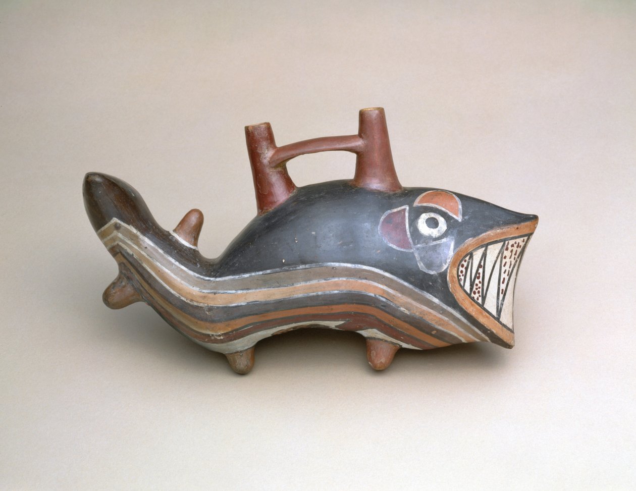 Killer-Whale Vessel, Peru, 100 BC-AD 600 by Nazca Culture