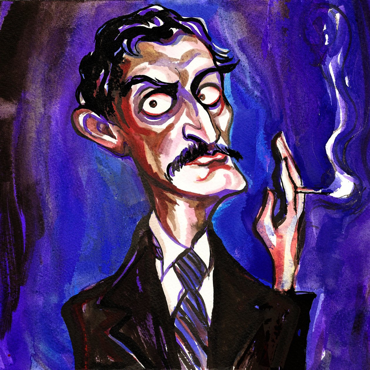 Edvard Munch by Neale Osborne: Premium art reproduction